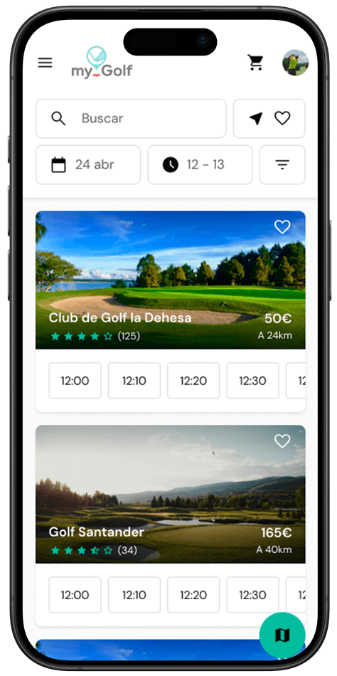 myGolf - Green fees y torneos en nuestra plataforma de golf